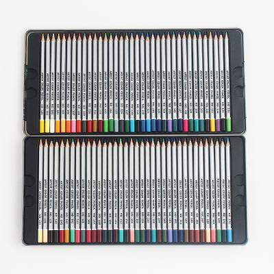 China Luxury Low Price School Wooden Colour Pencil 72 Color Pencils Set for sale