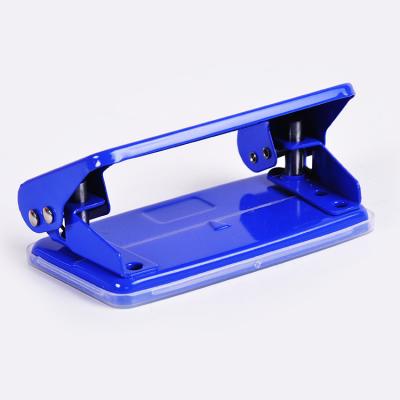 China 2 Holes Metal Punch Stationery Desktop Office Paper Punch for sale