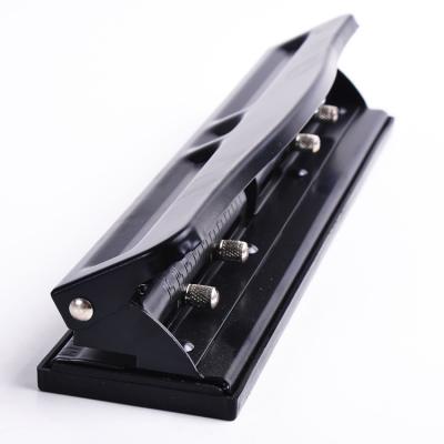 China Metal 3 Hole Punch Stationery Desktop Office 3 Hole Adjustable Punch for sale