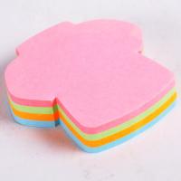 China neon color cute shape self-adhesive sticky note for sale
