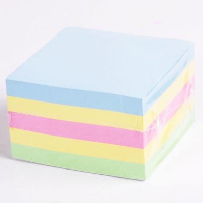 China Hight quality wholesale 5 colors clear sticker message note 3x3inch sticky notes for sale