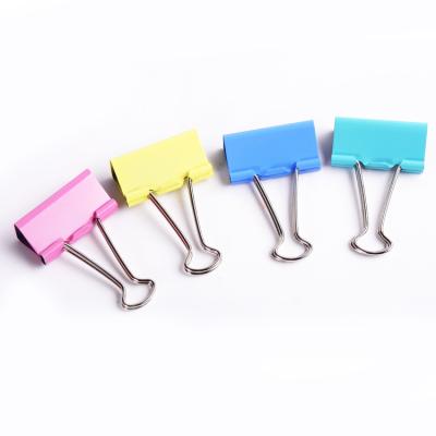 China Hot Sale Good Quality PVC Box Packed 41mm Binder Clips for sale