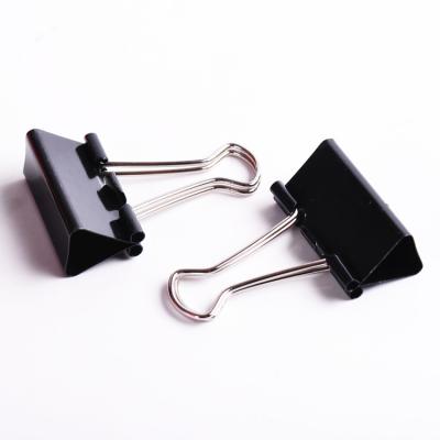 China factory price reliable quality school and office stationery small metal binder clips for sale