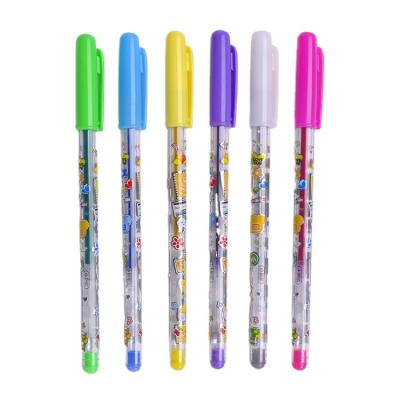 China Wholesale printing colourful cartoon blink gel ink pen for sale