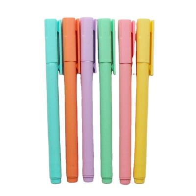 China hot sale reliable quality safety macaron colors highlghter pen for sale