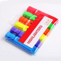 China high quality custom logo 6pcs highlighters for sale