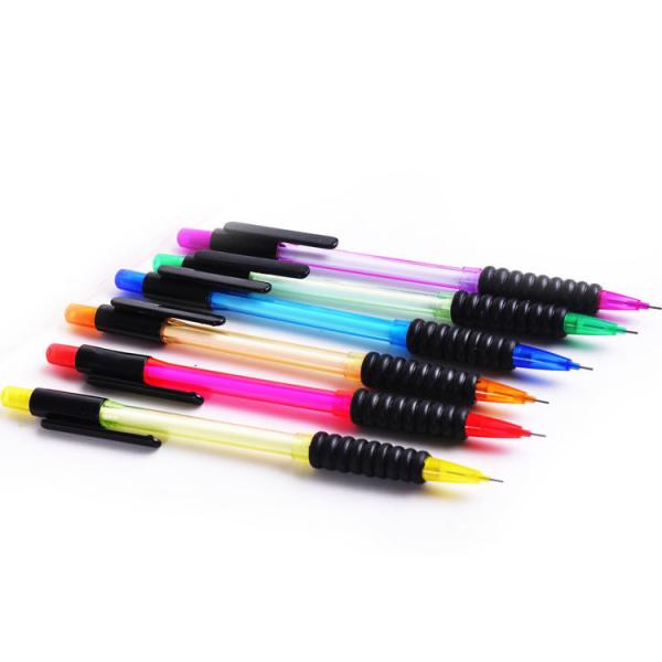 Quality High quality wholesale multi-colored 6pcs mechanical pencil with eraser for sale