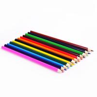 Quality wholesale cheap wooden triangle color drawing pencil for sale
