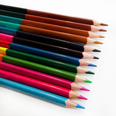 China Art Supplier 7 Inch Double-End Sharpened Drawing Tools 24Colors In 12PCS Pencils for sale