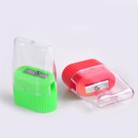 China custom bin shape single hole plastic wholesale office pencil sharpener for sale