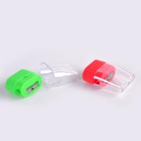 China custom bin shape single hole plastic wholesale office pencil sharpener for sale