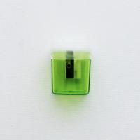 China office school supplies translucent cover multicolor plastic sharpener for sale