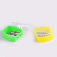 China custom with cover bin double hole plastic cheap jumbo pencil sharpener for sale