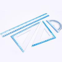 Quality fast moving wholesale 4pcs 30cm geometric ruler set for sale