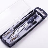 China student metal school stationery compass set for sale