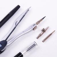 China student metal school stationery compass set for sale