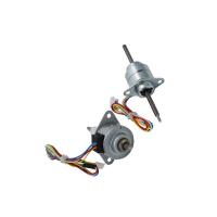 China Linear Permanent Magnet Stepper Motor 35mm with Threaded Shaft 12V 2 Phase for sale