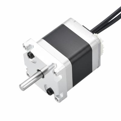 China Short Shaft Length Micro Stepper Motor with Bi-polar 2-2 Phase Driving Method and 90mm Connection Line Length for sale