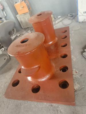 China Marine Dock Bollard Customized Cast Steel For Mooring Tee Head for sale