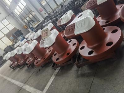 China Marine Dock Bollard Customized Cast Steel For Mooring Tee Head for sale