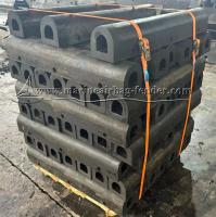 China Customized D Type Rubber Fender , Marine Solid Fender For Ship Protecttion for sale