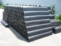 China Marine Solid D Type Rubber Fender Size / Thickness Customized for sale