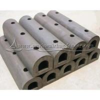 China Marine Solid D Type Rubber Fender Size / Thickness Customized for sale