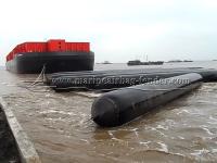 Quality Black Marine Rubber Airbag Anti Aging Floating AirBag For Launching Salvage for sale