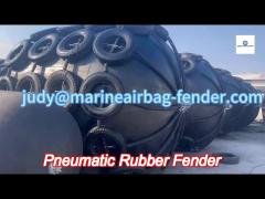 Ship To Ship Dia 0.3m-4.5m Pneumatic Rubber Fender Marine Vessels Yokohama Type