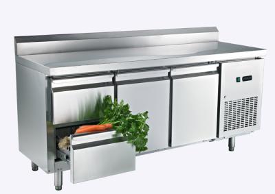 Cina I cassetti del frigorifero di Undercounter del CE smazzano il frigorifero di raffreddamento R290 del banco di acciaio inossidabile disponibile in vendita