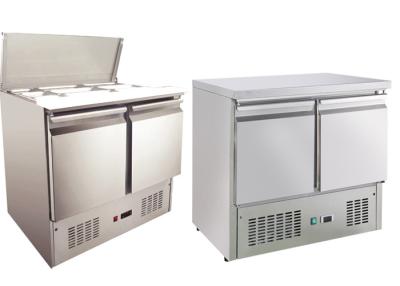 China Air Cooling Commercial Drawer Refrigerator Auto Closing 3 Door Commercial Fridge for sale