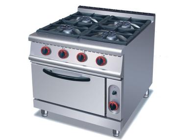 Cina Linee di cottura commerciali, isolato cucina a gas americana di 4/6 bruciatori con il forno in vendita