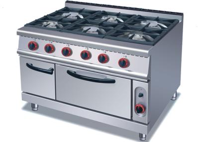 Cina Sicurezza che cucina le linee cucina a gas di isolato con 4/6 bruciatori europei in vendita