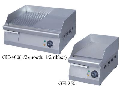 China Table Top Restaurant Cooking Equipment Smooth / Ribber Stainless Steel Electric Griddle for sale