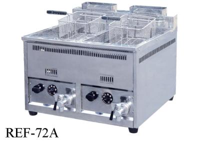 Cina Ristorante 5.5L-16L che cucina attrezzatura, friggitrici commerciali economizzarici d'energia del gas in vendita