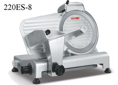 China Semi Automatic Food Preparation Equipments , Electric Frozen Meat Slicer With Sharpener for sale
