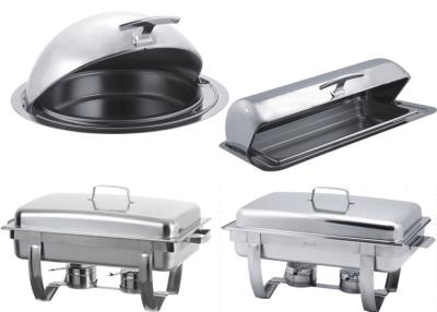 Cina Piatto di logoramento d'approvvigionamento di induzione della visita improvvisata dell'attrezzatura del buffet con vetro o il coperchio solido in vendita