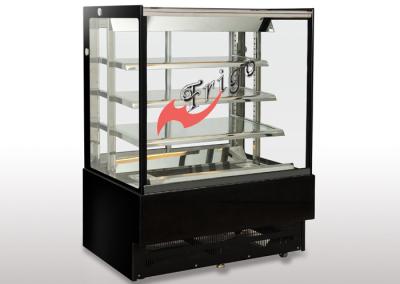 China Het droge Verwarmen van het de Showcase de Vierkante T5 Lichte Glas van de Voedselvertoning Vitrine van het het Voedselverwarmingstoestel Te koop