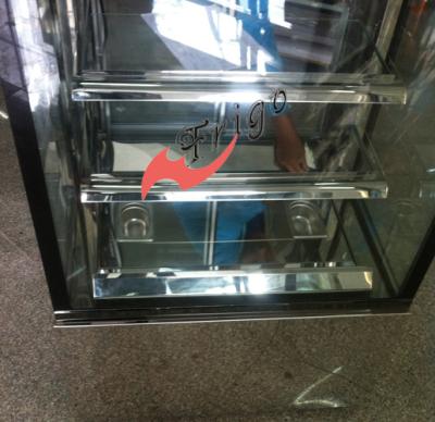 China Het droge Verwarmen van het de Showcase de Vierkante T5 Lichte Glas van de Voedselvertoning Vitrine van het het Voedselverwarmingstoestel Te koop