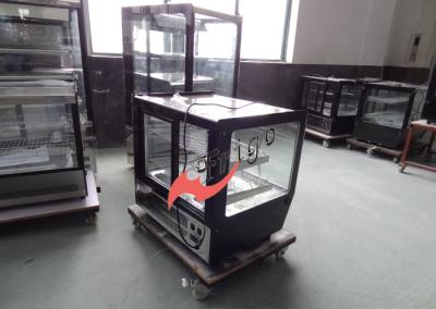 中国 空冷のカウンタートップのパン屋の陳列ケース120L/160L LEDライト デジタルDixellコントローラー 販売のため