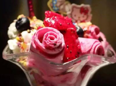 Cina Corpo manuale fritto annuncio pubblicitario dell'acciaio inossidabile 304 di sbrinamento della macchina del rotolo del gelato in vendita