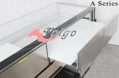 Cina Varia dimensione - portello scorrevole nero dell'esposizione del refrigeratore del dolce da 1 - 6 gradi in vendita