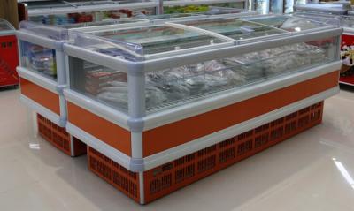 China 276 Litre To 580 Litre Commercial Chest Freezer For Supermarket Built In Compressor for sale