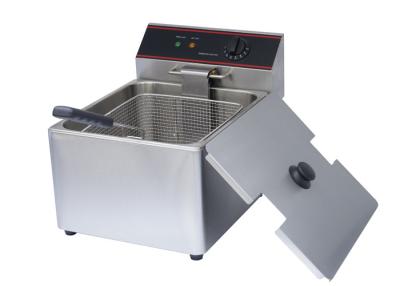 Cina Ristorante del piano d'appoggio che cucina l'annuncio pubblicitario elettrico della friggitrice singolo/doppio carro armato dell'attrezzatura, in vendita