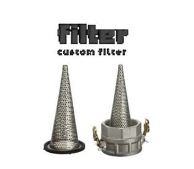 Cina 1-2 strati Mesh Cone Witches Hat Strainer per industria chimica in vendita