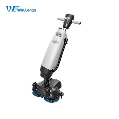 China Sell Well Dual Mops Smart Cleaning Floor Cleaning Machine Household Walk Behind Mini Floor Scrubber for sale