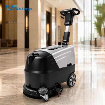 China Commercial Floor Scrubber Electric Hand Push Machine for Industrial Tile Cleaning 2026 for sale