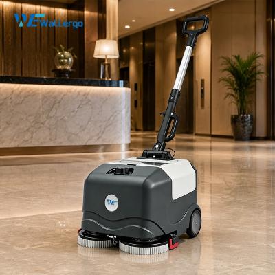 China Cheap Pvc Plastic Floor Scrubber Cement Floor Cleaning Machine Vacuum Scrubber Dryer for sale