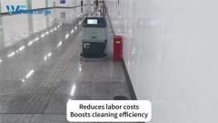 Wallergo 70 Autonomous Floor Cleaning Robot in Action