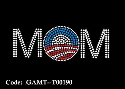 China GAMT--T00190 Rhinestone Transfer Designs for T-shirt / Hat / Bags, etc. for sale
